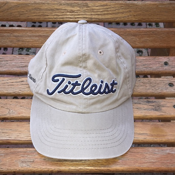 Titleist | Accessories | Titleist Pee Dee Electric Golf Hat Faded Khaki ...